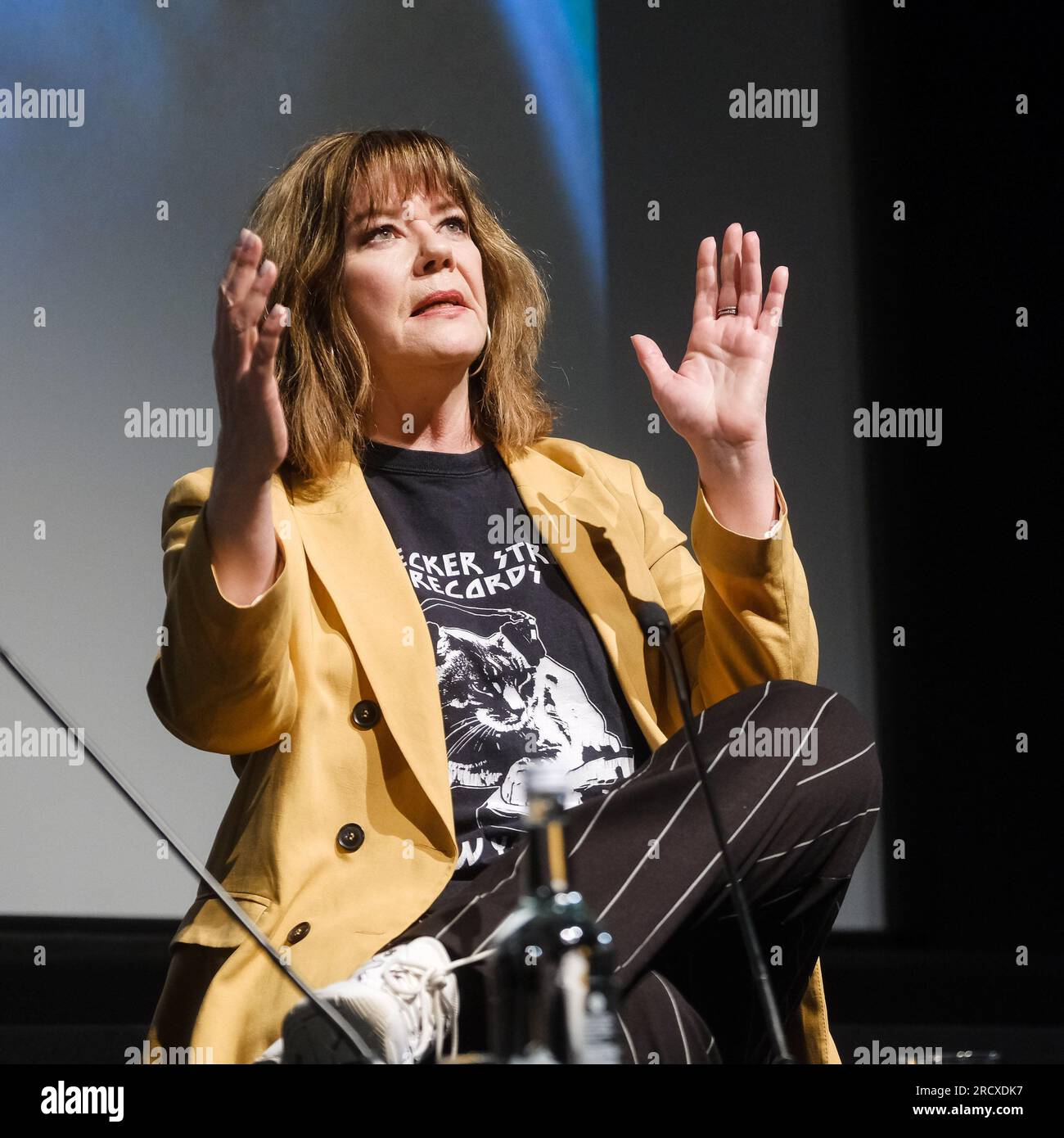 Josie Lawrence photographed during Mark Kermode Live in 3D at Bfi ...