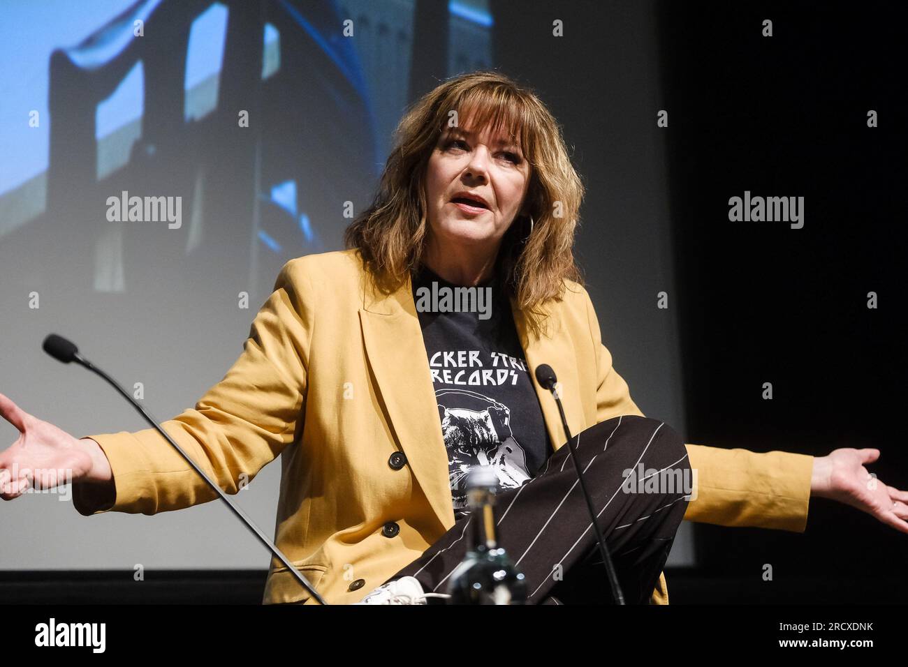 Josie Lawrence photographed during Mark Kermode Live in 3D at Bfi ...