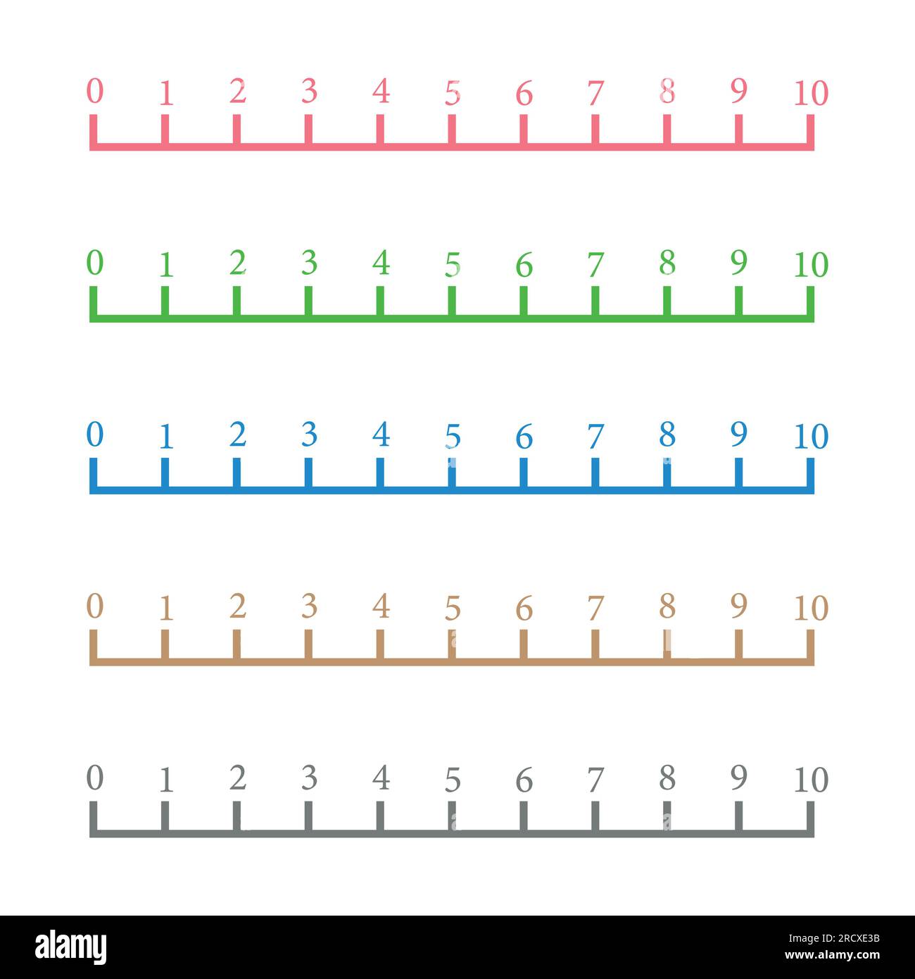 Number line 1-10 for preschool kids. Counting numbers. Mathematics ... Number line 1-10 for preschool kids. Counting numbers. Mathematics ...