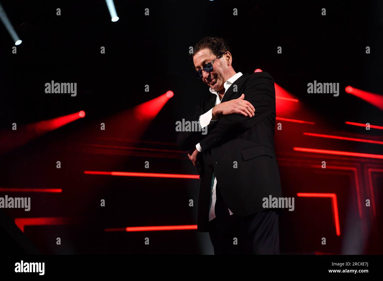 Moscow. Singer Grigory Leps celebrating his birthday at Crocus City ...