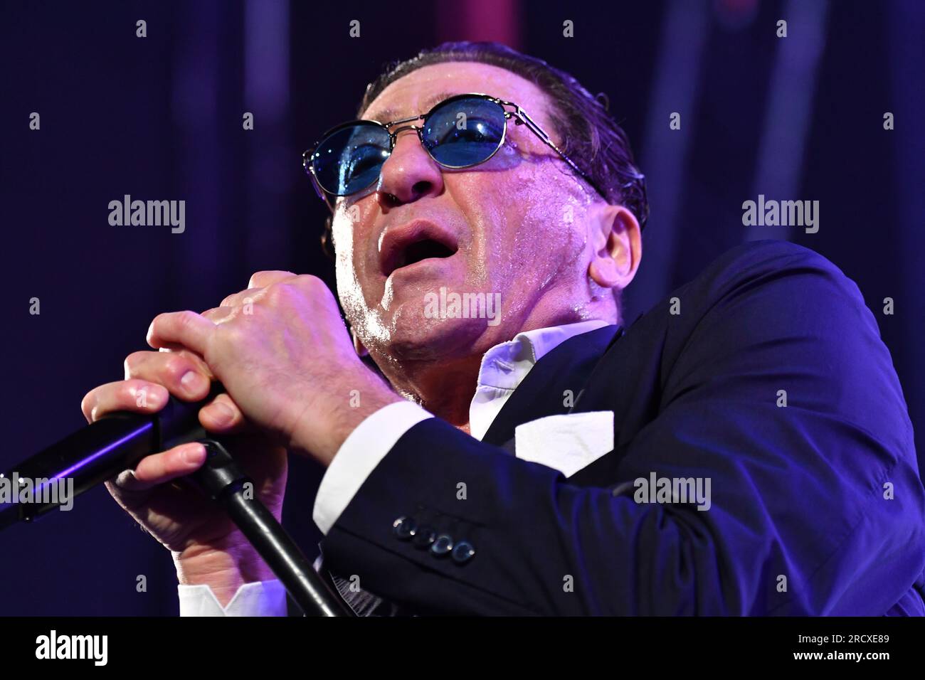 Moscow. Singer Grigory Leps celebrating his birthday at Crocus City ...