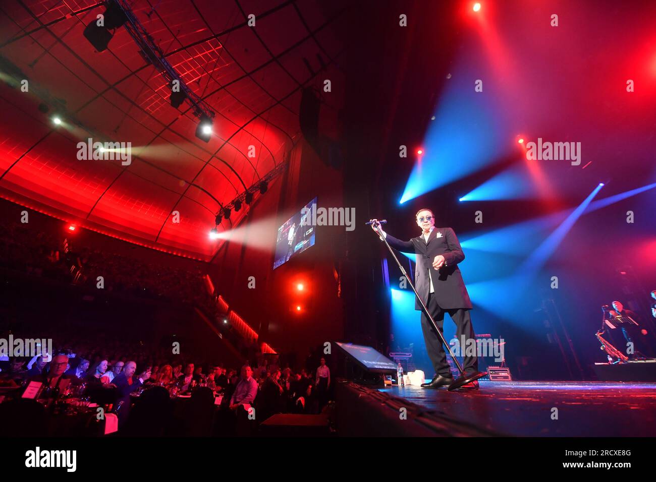 Moscow. Singer Grigory Leps celebrating his birthday at Crocus City ...