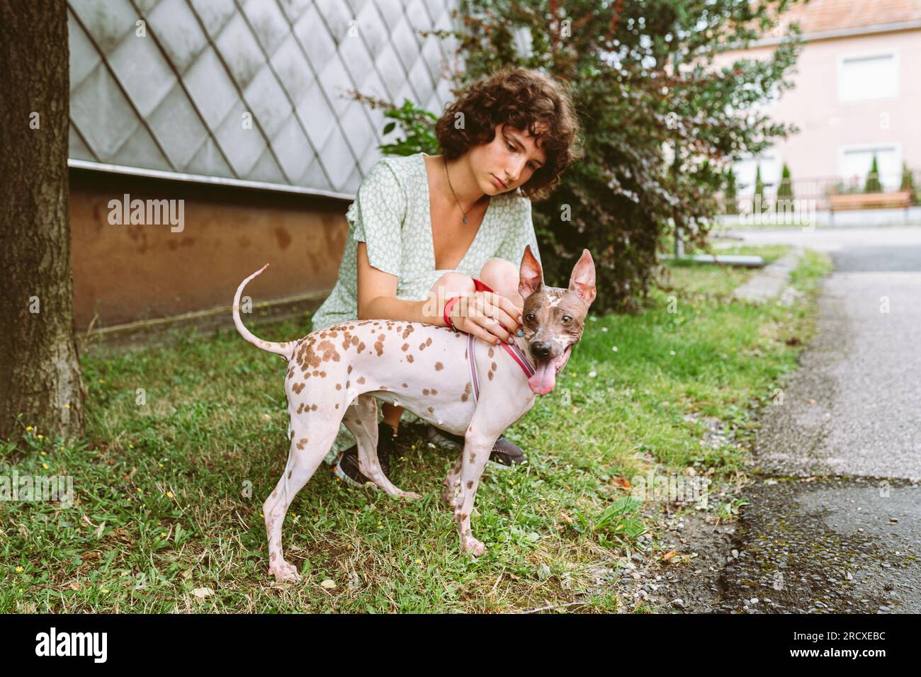 Teen girl spending time with her beloved pet Stock Photo - Alamy
