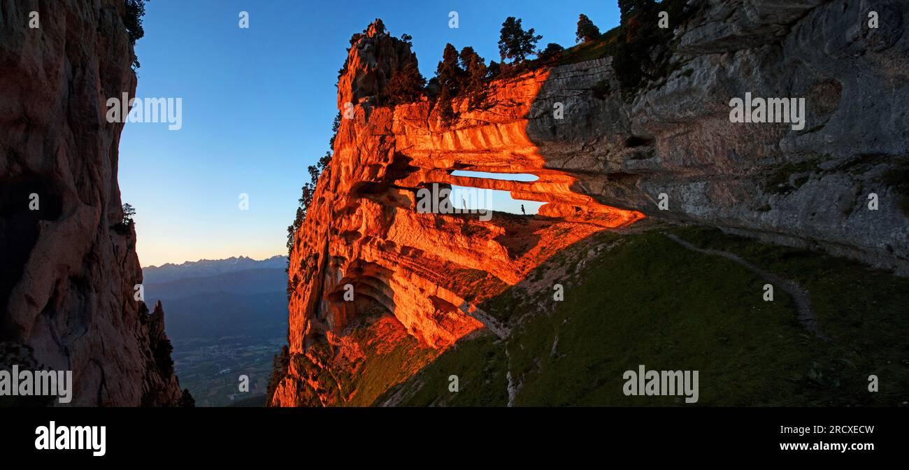FRANCE. ISERE (38) CHARTREUSE REGIONAL NATURE PARK. THE PERCEE TOWER OF ...