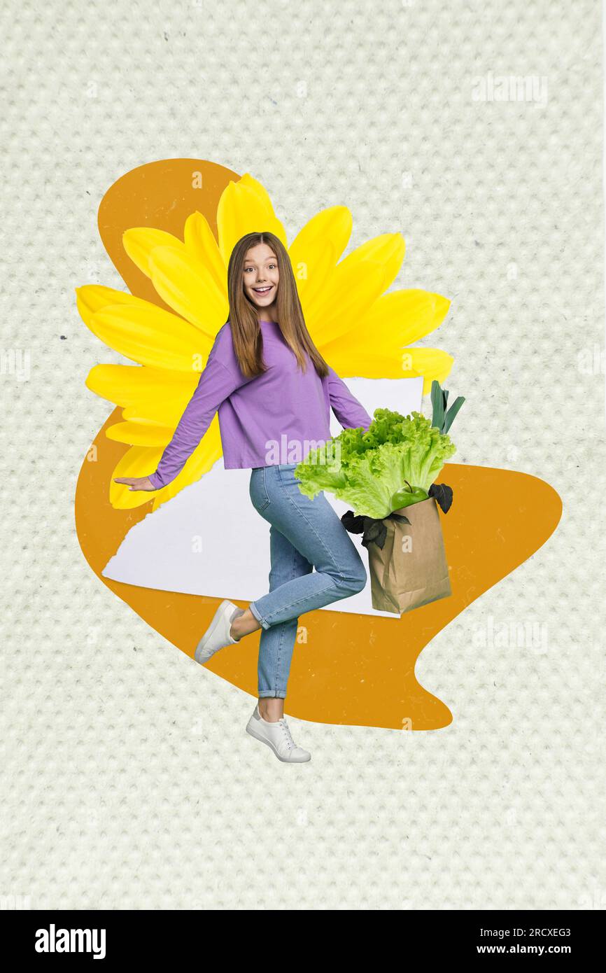 Collage advert grocery store vegetables fresh vitamins energy ...