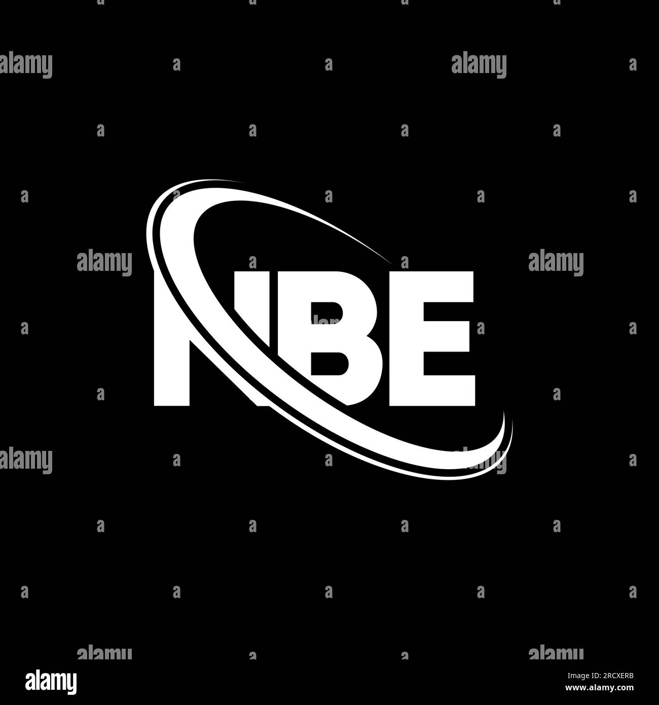 Nbe logo design Stock Vector Images - Alamy