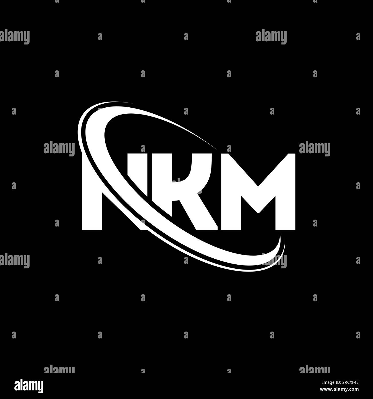Nkm business logo Stock Vector Images - Alamy