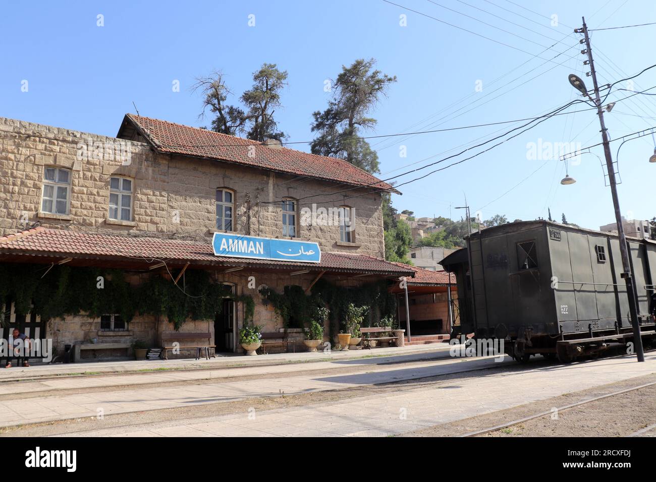 Jordan - Amman station (An old Turkish Ottoman steam train in Jordan ...