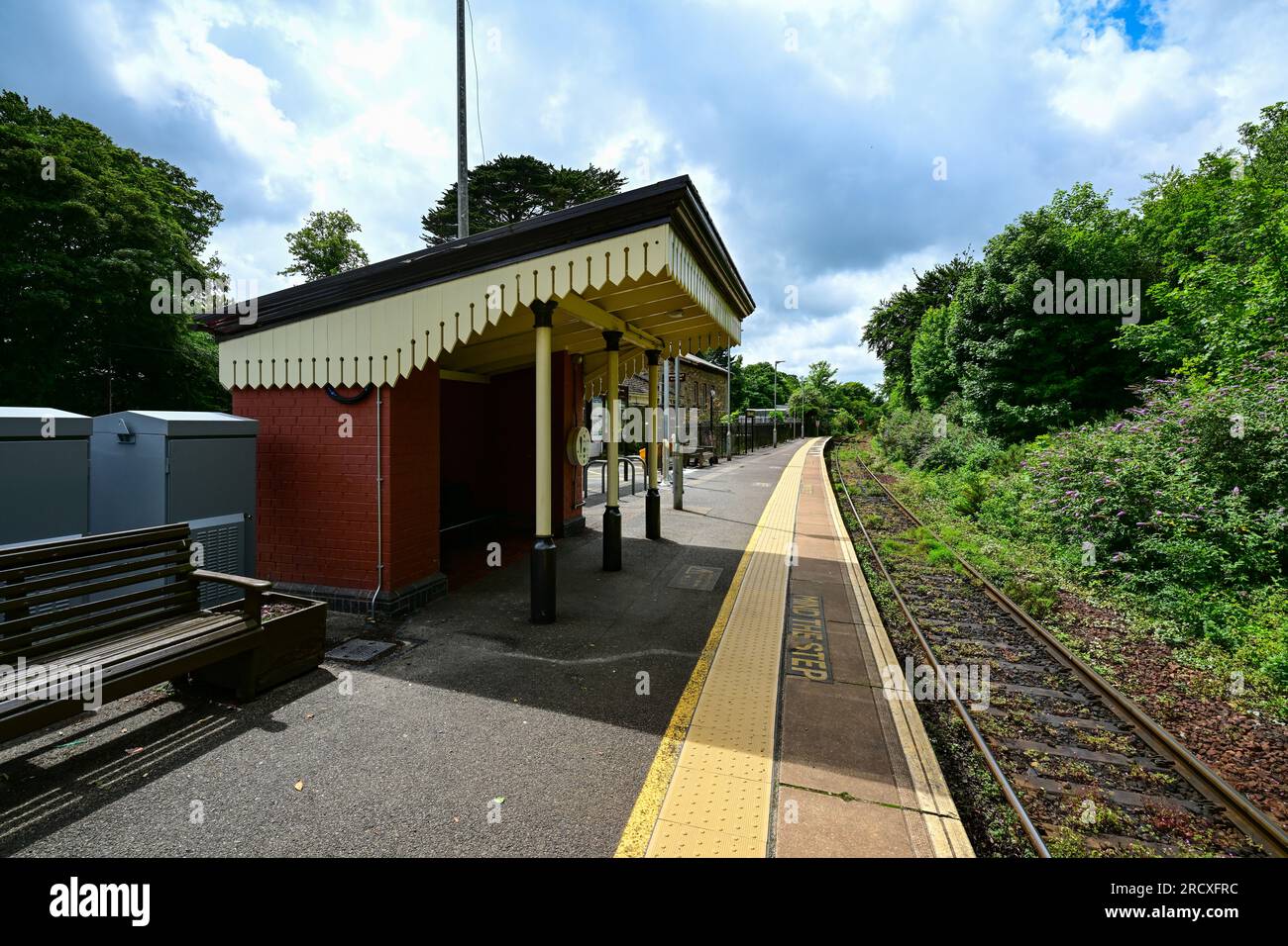 Perranawell Town Cornwall Railway Station Stock Photo - Alamy
