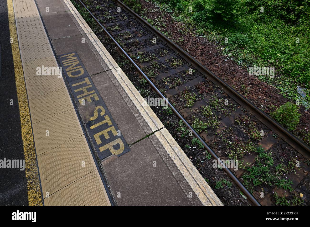 Perranawell Town Cornwall Railway Station Stock Photo - Alamy