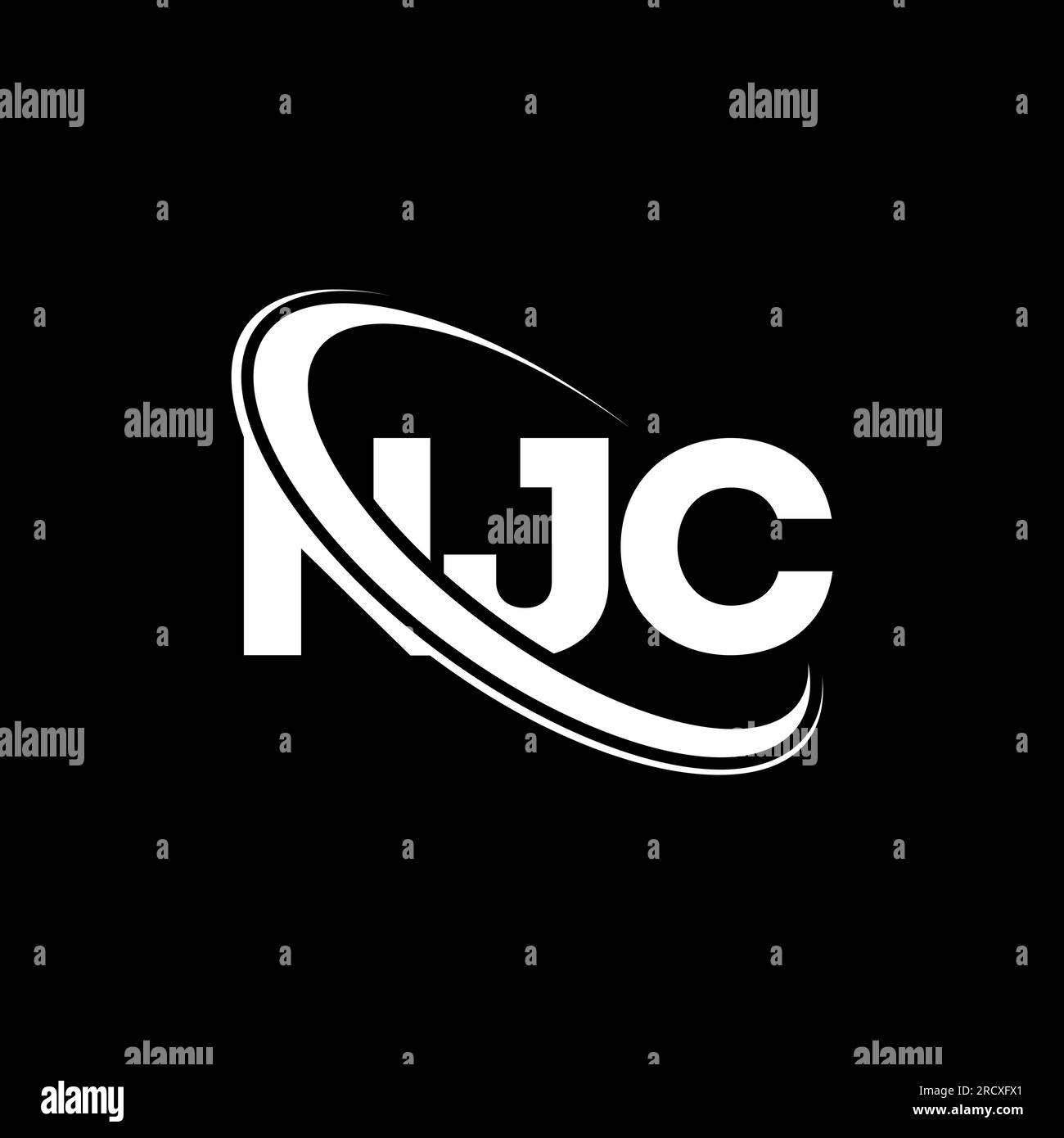 Njc logo design Stock Vector Images - Alamy