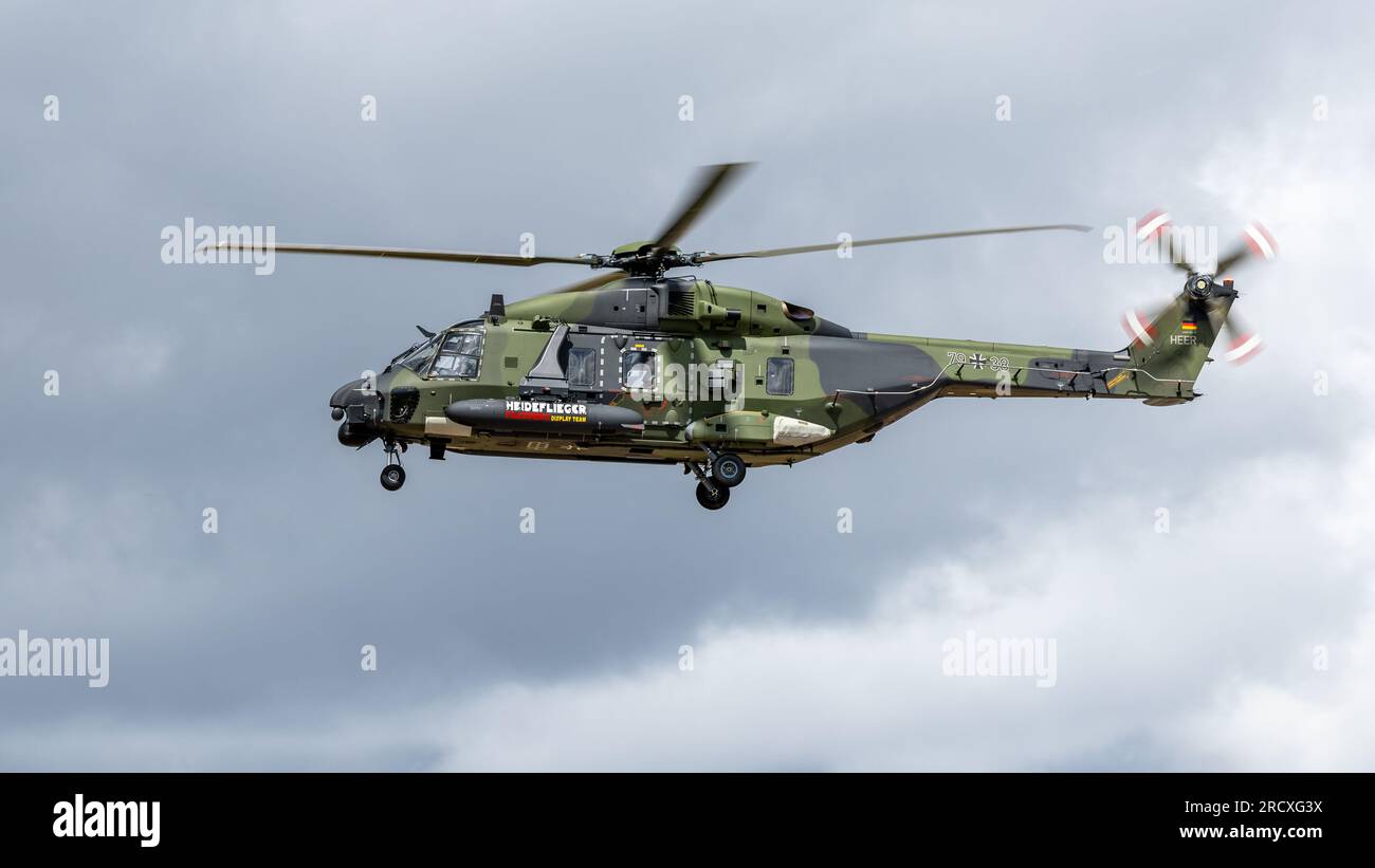 German Army Aviation - NHIndustries NH90 TTH, arriving at RAF Fairford ...