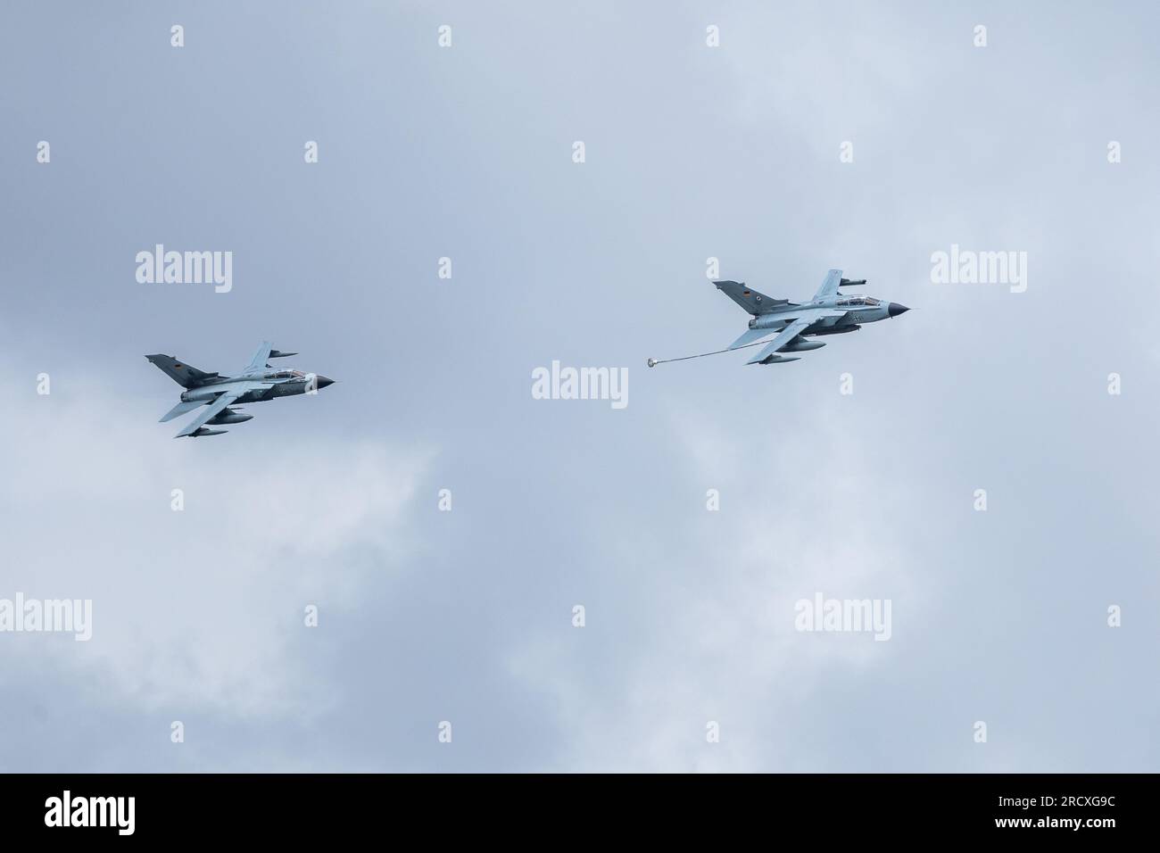 German Air Force - Panavia Tornado fighter jets demonstrating air-to ...