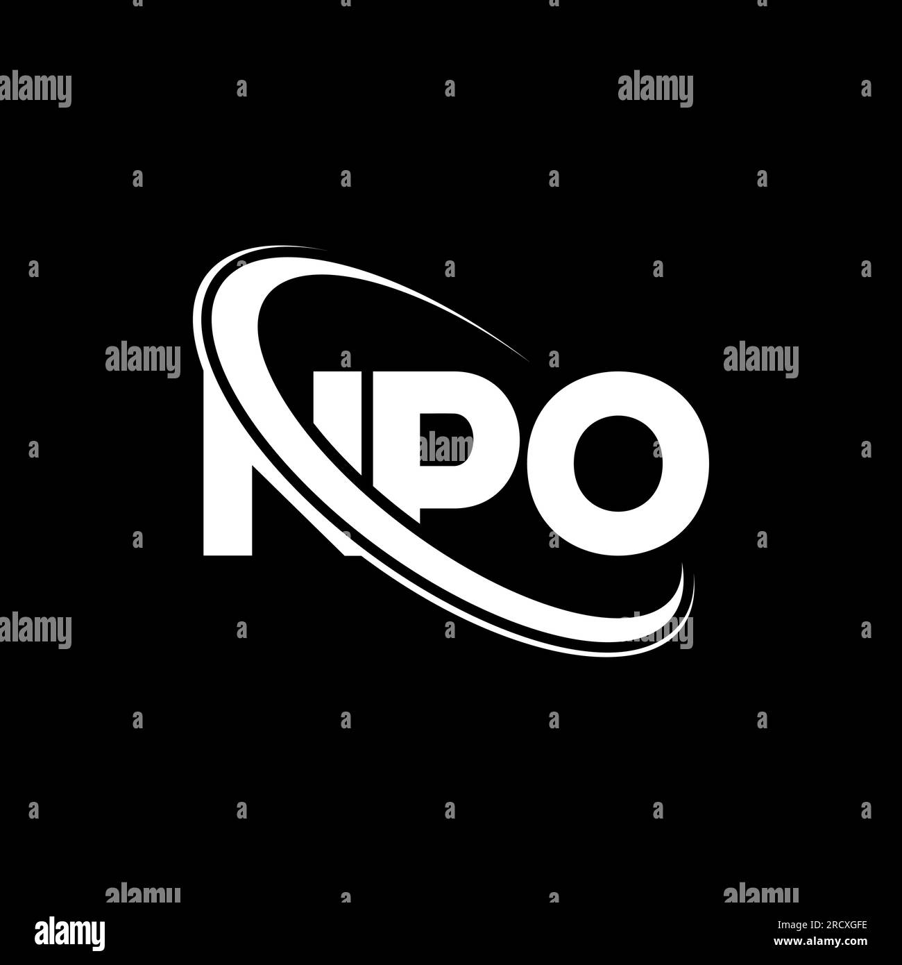 NPO logo. NPO letter. NPO letter logo design. Initials NPO logo linked ...
