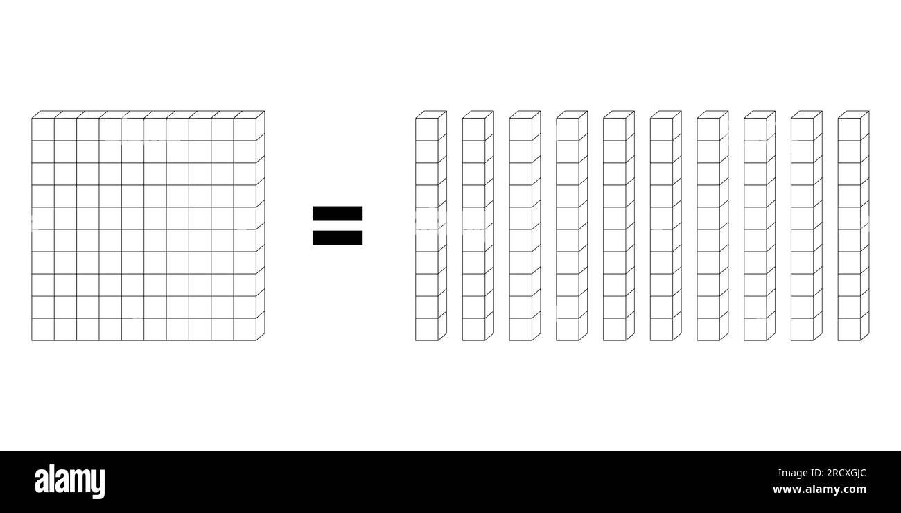 Base 10 block Black and White Stock Photos & Images - Alamy