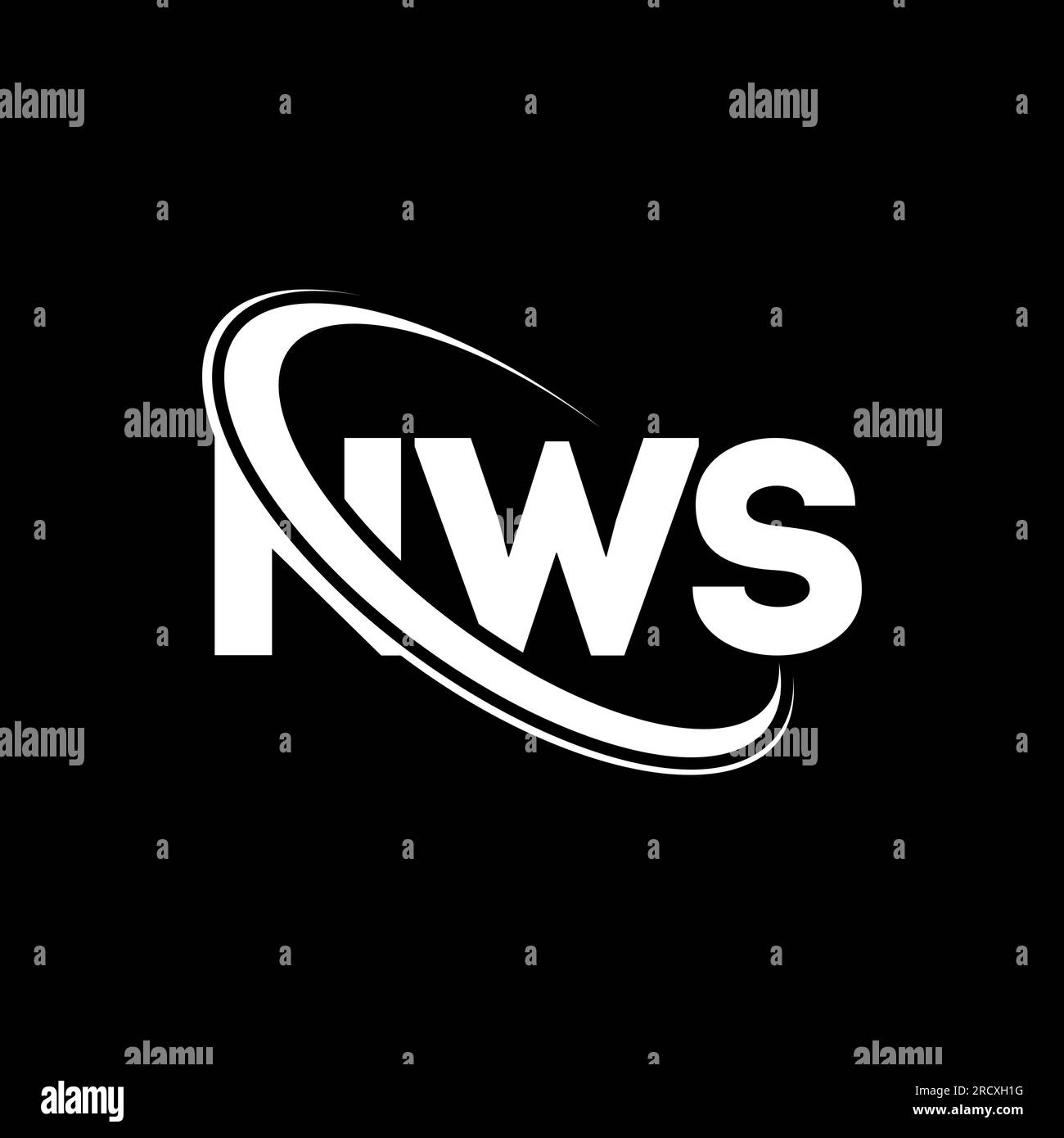 Nws logo design hi-res stock photography and images - Alamy