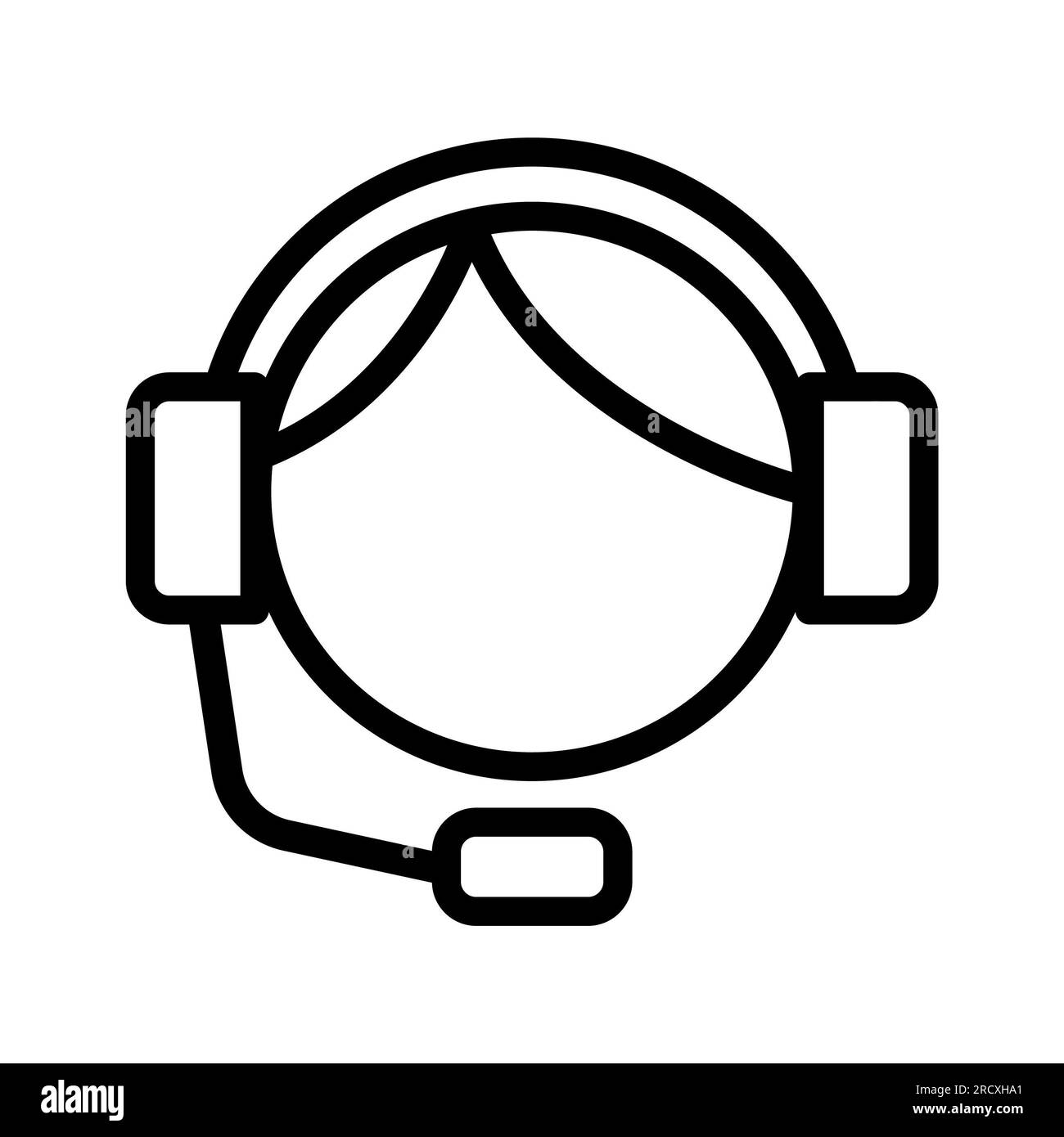 Call center, customer service on white background. Isolated ...