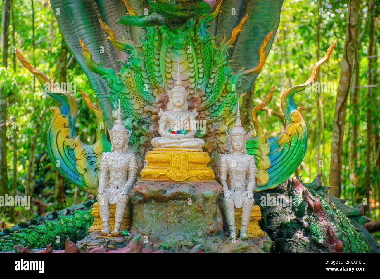 Serpent king of Nagas in Thailand.Naga or serpent statue Stock Photo ...