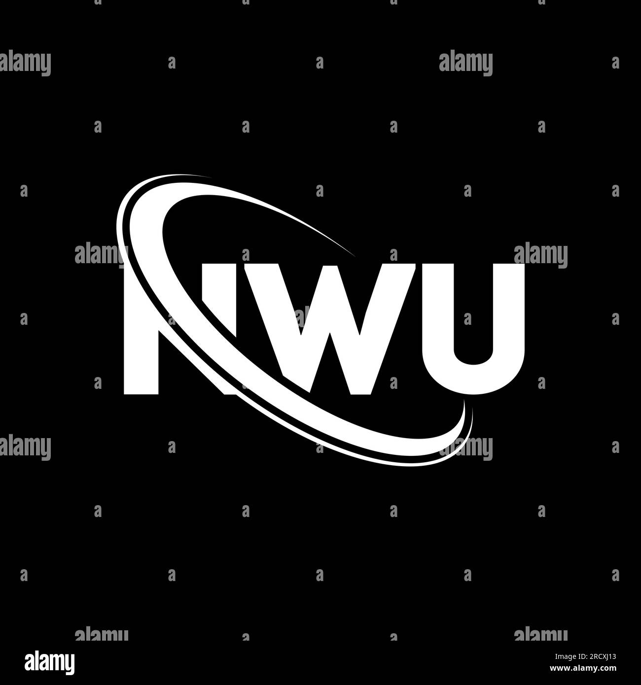 Nwu minimalist logo Stock Vector Images - Alamy