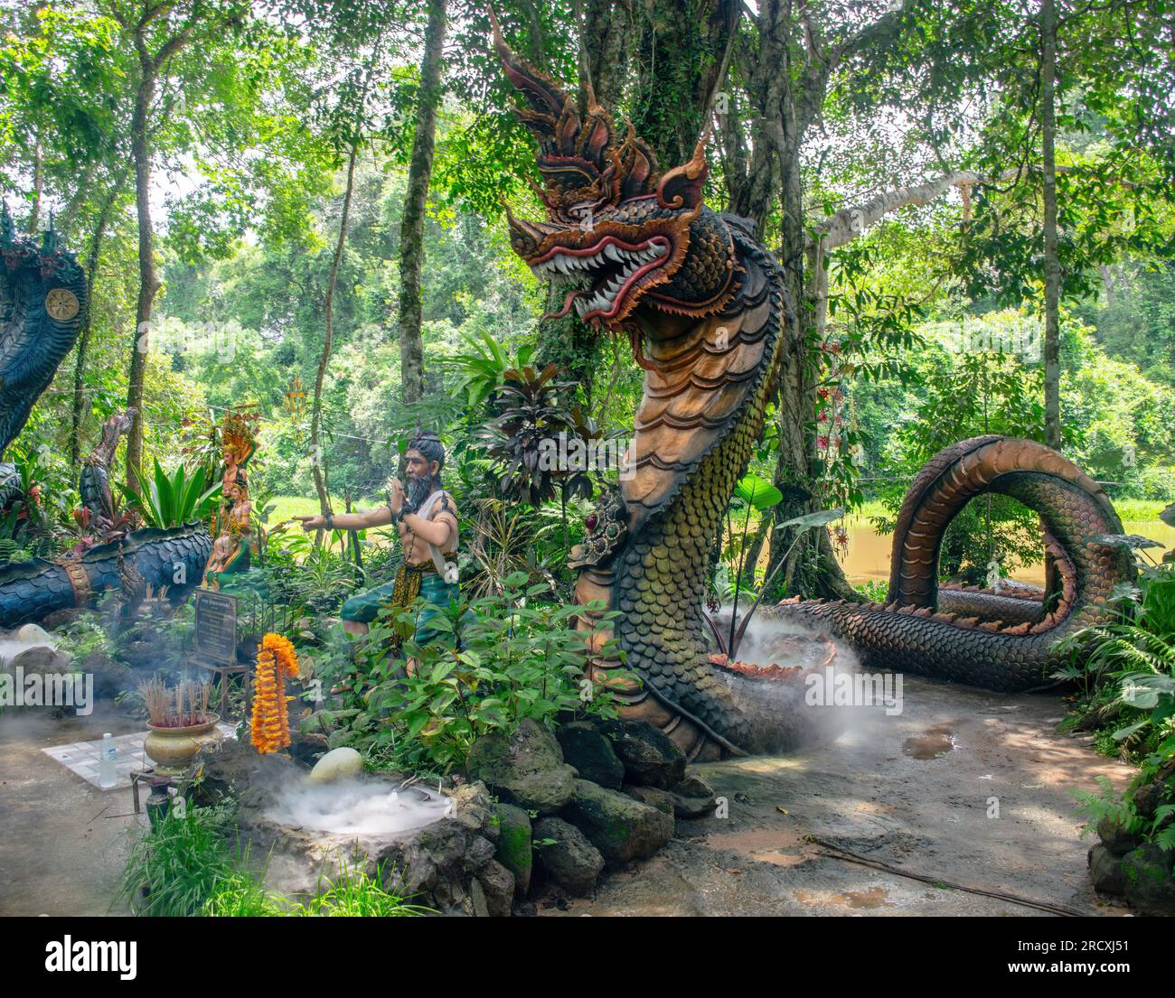 Serpent king of Nagas in Thailand.Naga or serpent statue Stock Photo ...