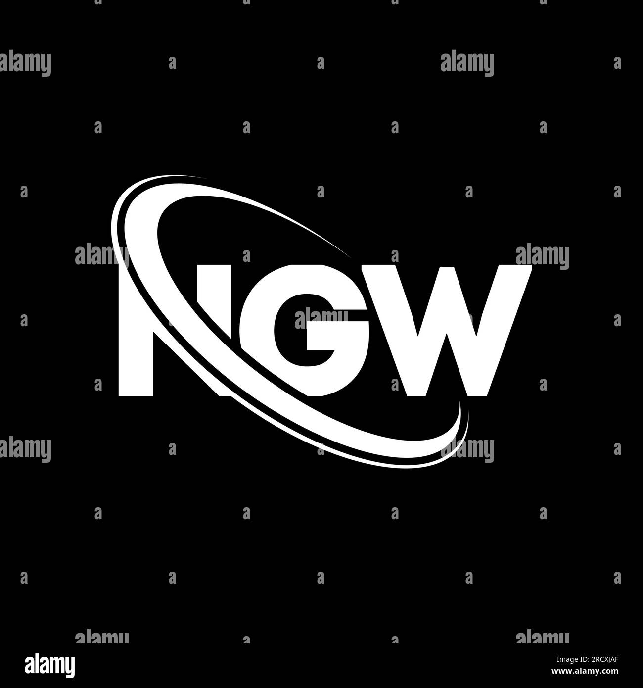 Ngw logo design Black and White Stock Photos & Images - Alamy