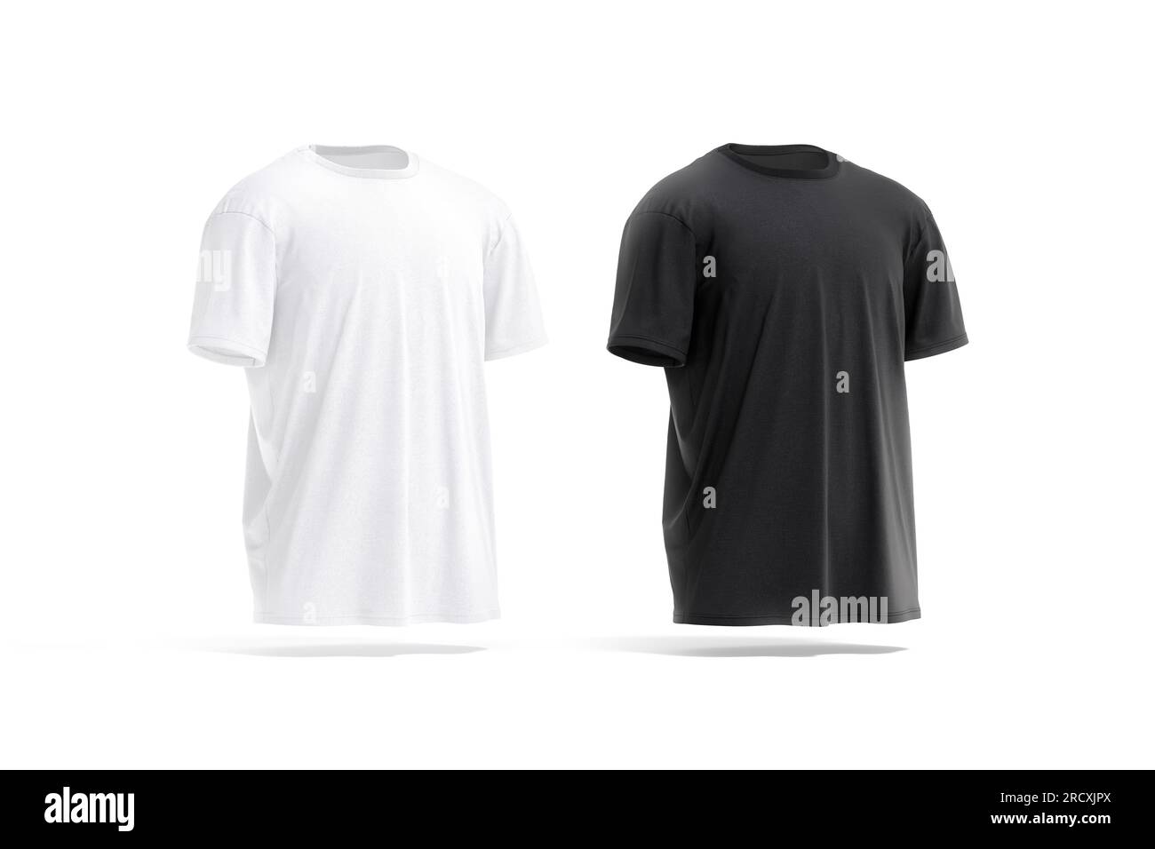 Black crew neck tshirt Cut Out Stock Images & Pictures - Alamy