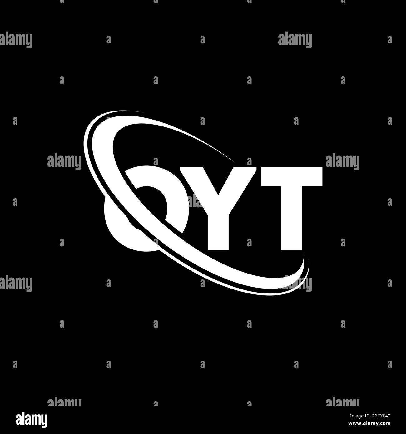 OYT logo. OYT letter. OYT letter logo design. Initials OYT logo linked ...
