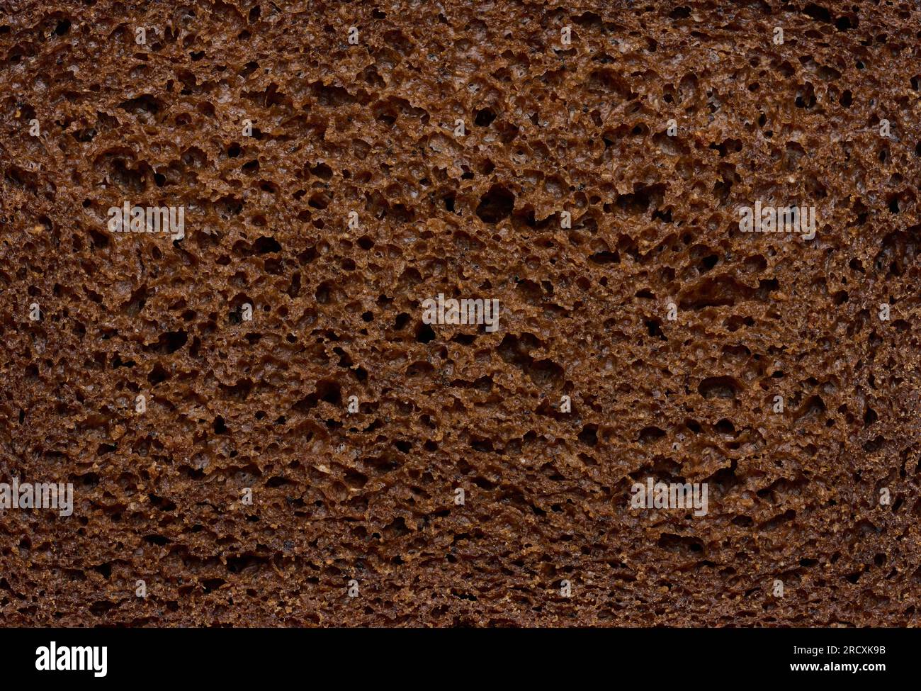 Texture of baked rye bread. Close up Stock Photo - Alamy
