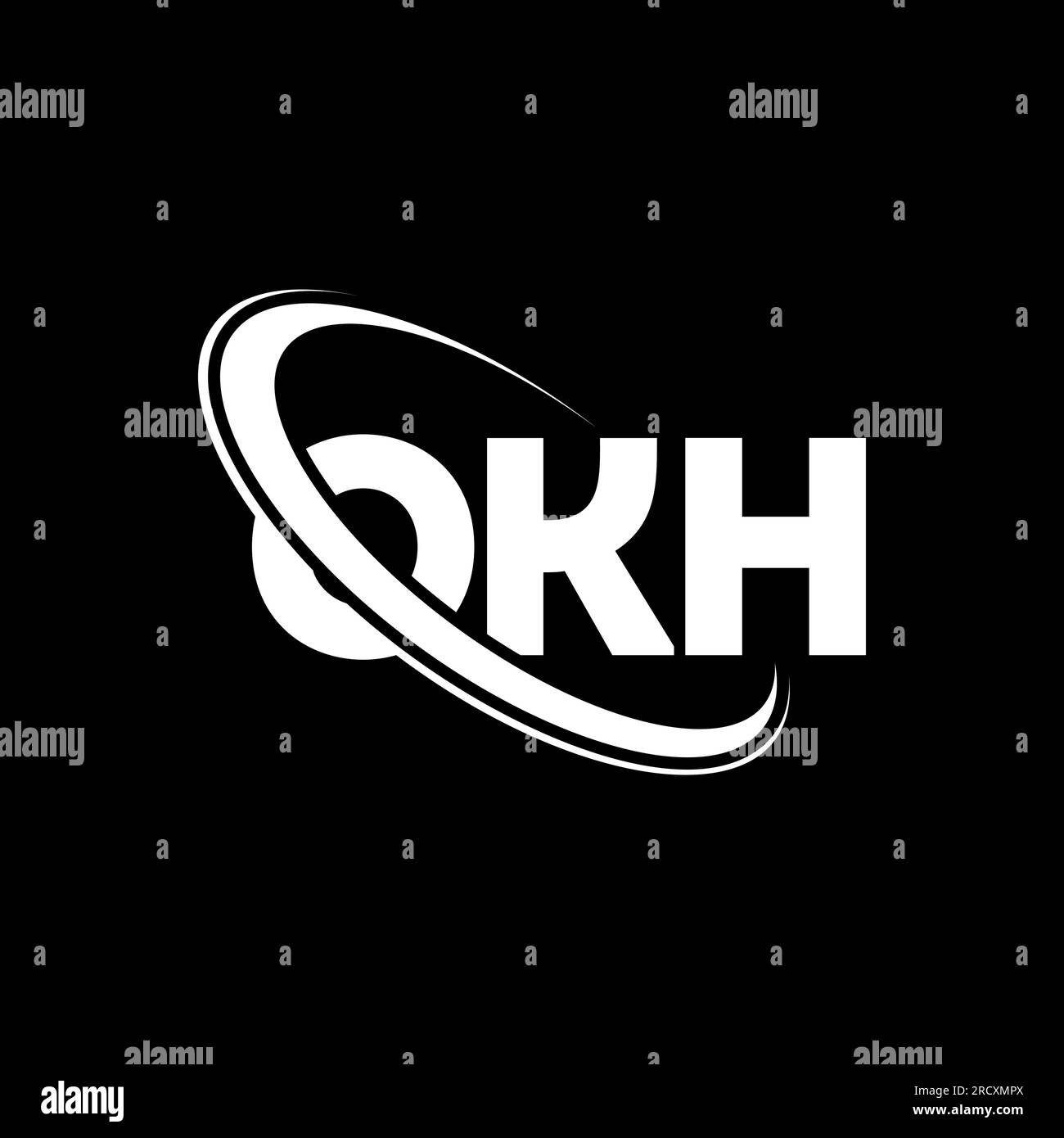 Okh logo design hi-res stock photography and images - Alamy
