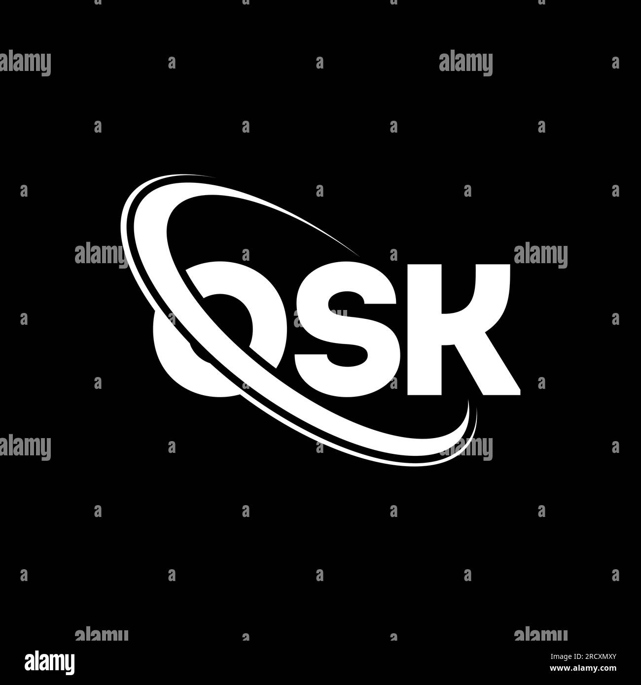 Osk circle logo hi-res stock photography and images - Alamy