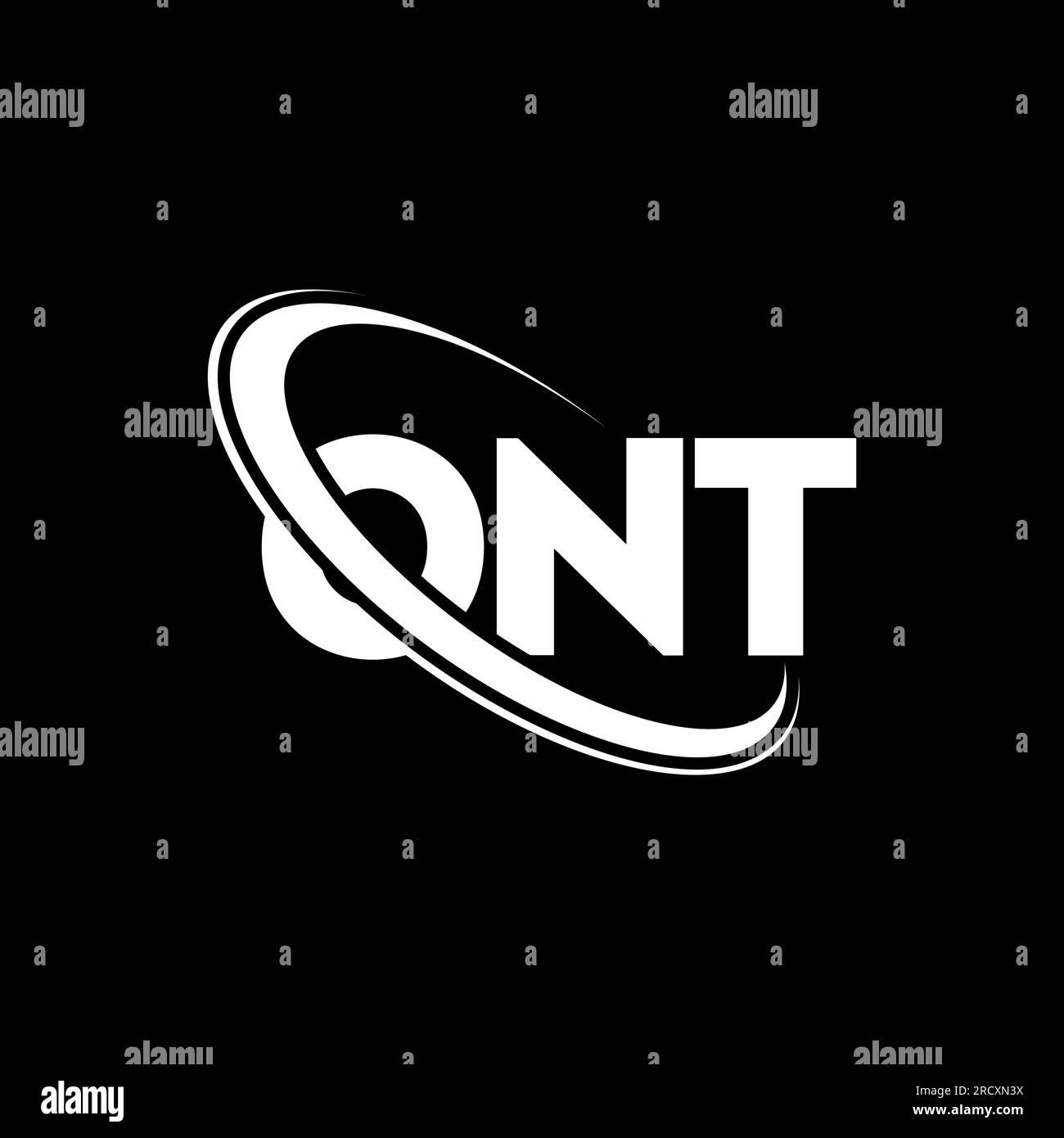 ONT logo. ONT letter. ONT letter logo design. Initials ONT logo linked ...