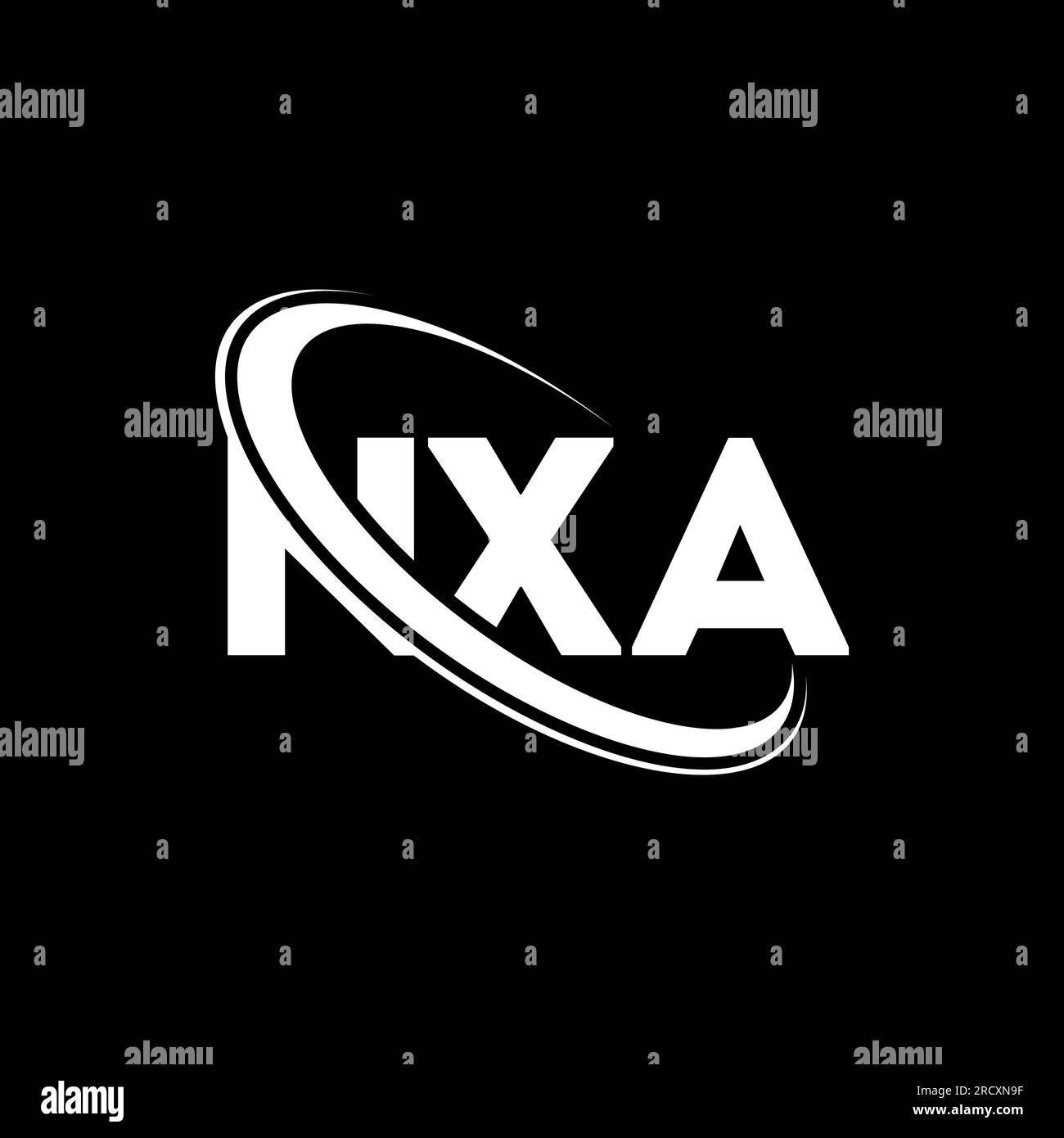 Nxa logo design hi-res stock photography and images - Alamy