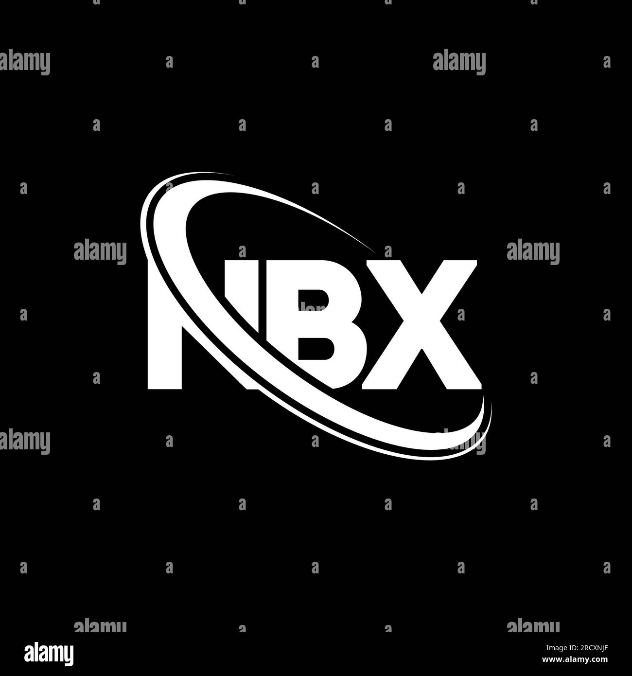 NBX logo. NBX letter. NBX letter logo design. Initials NBX logo linked ...