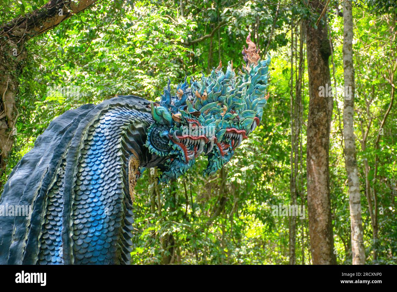 Serpent king of Nagas in Thailand.Naga or serpent statue Stock Photo ...