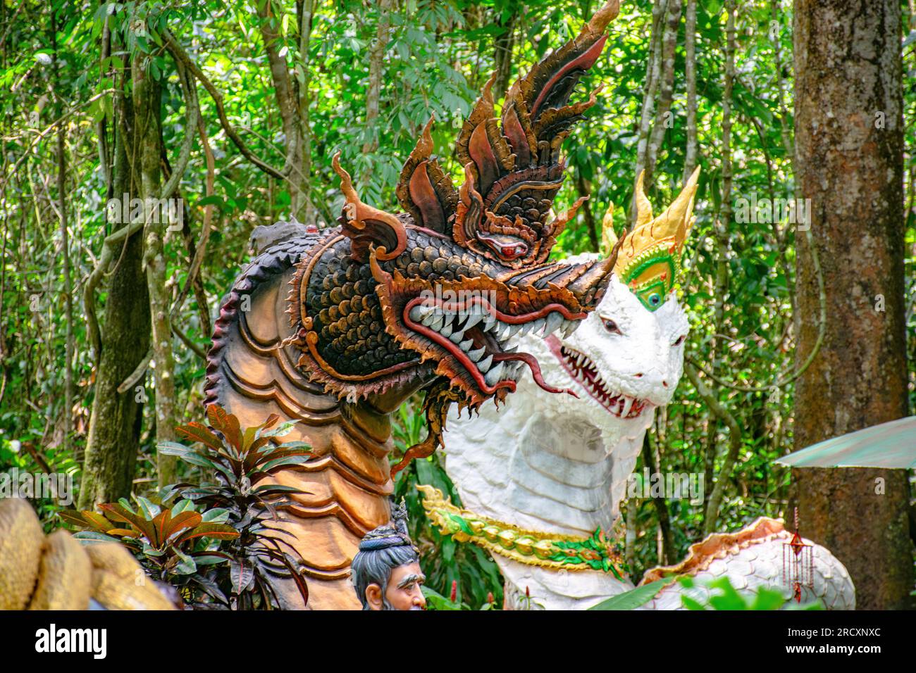 Serpent king of Nagas in Thailand.Naga or serpent statue Stock Photo ...