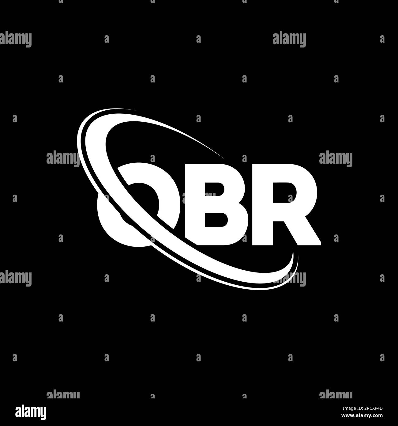 OBR logo. OBR letter. OBR letter logo design. Initials OBR logo linked ...