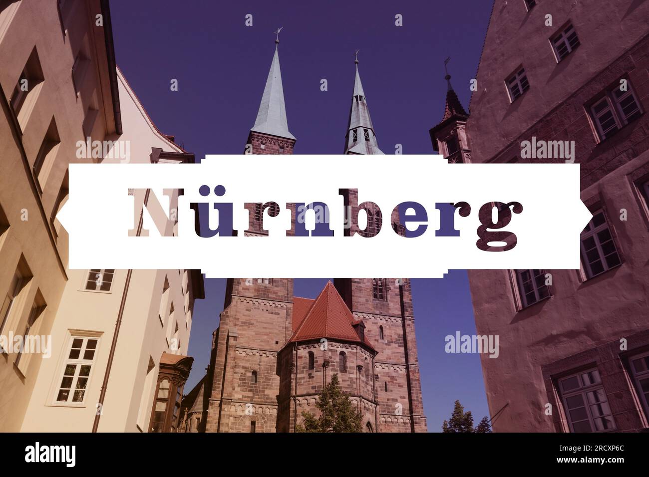Nuremberg, Germany (German name: Nurnberg or Nuernberg). City name ...