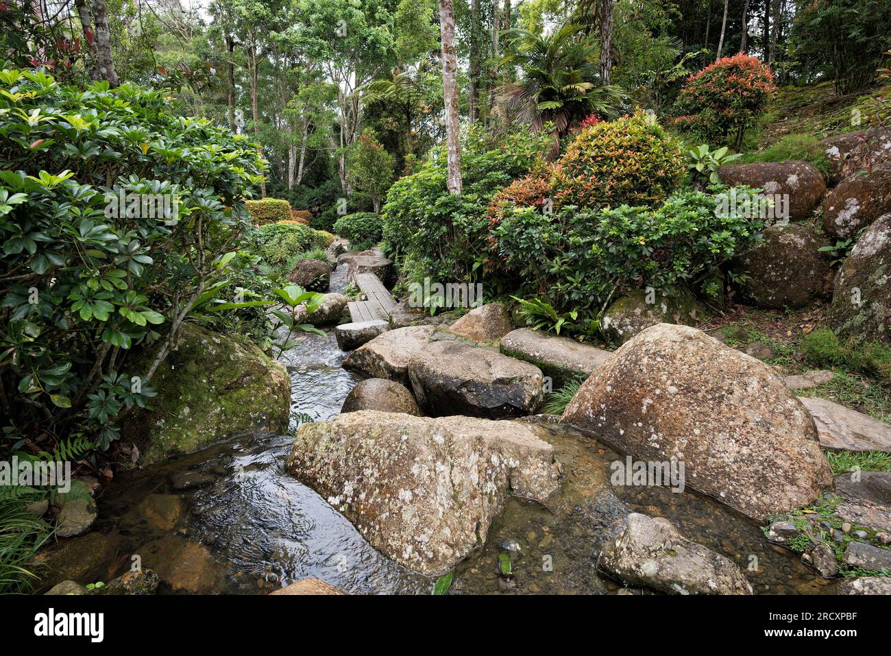 Famous Botanical Japanese Village in tropical rainforest, Bukit Tinggi ...