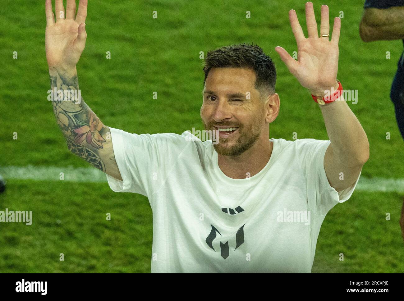 Fort Lauderdale, United States. 16th July, 2023. Seven-time Ballon d'Or ...