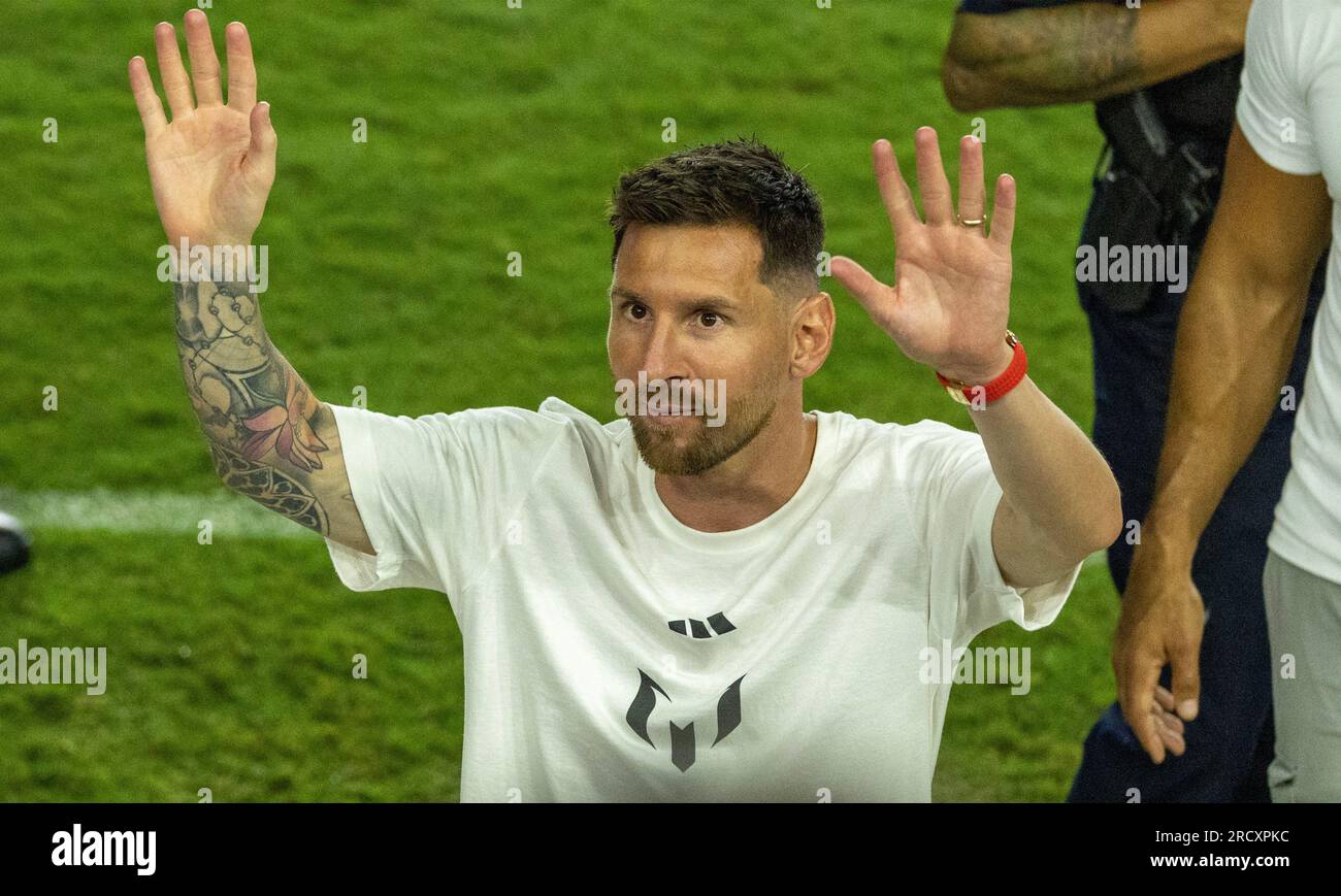 Welcome lionel messi hi-res stock photography and images - Alamy