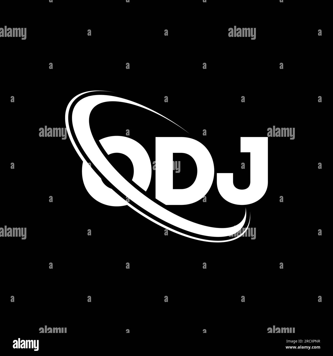 ODJ logo. ODJ letter. ODJ letter logo design. Initials ODJ logo linked ...
