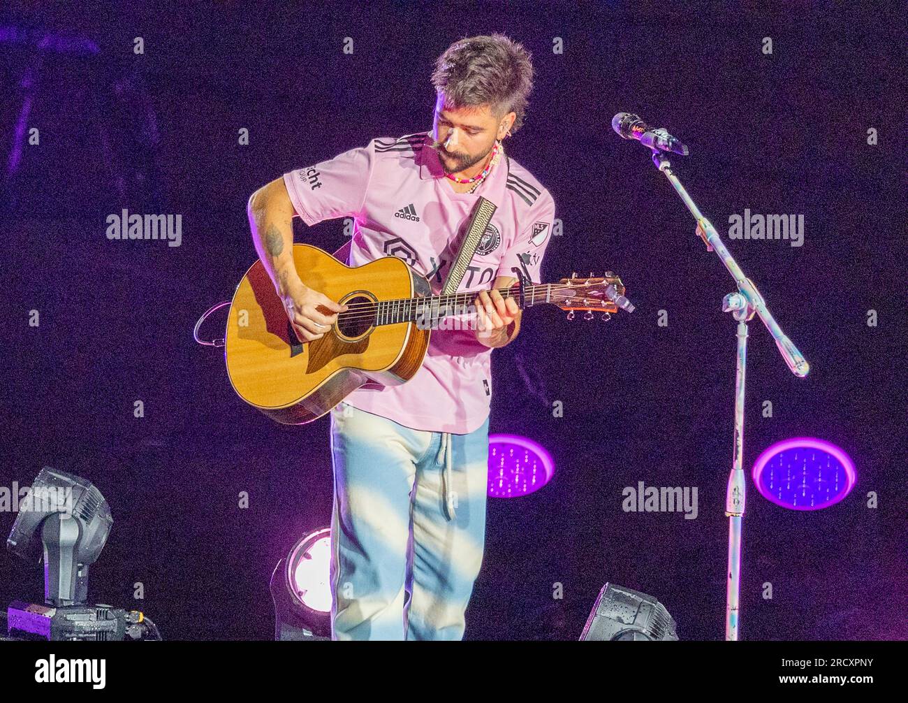 Fort Lauderdale, United States. 16th July, 2023. Camilo performs on ...