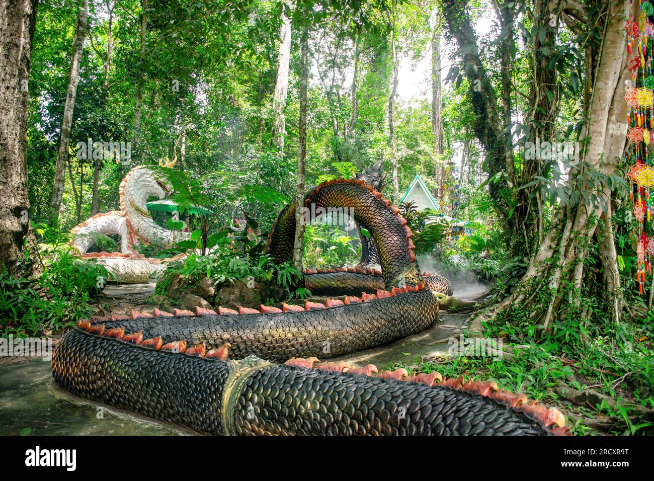 Serpent king of Nagas in Thailand.Naga or serpent statue Stock Photo ...