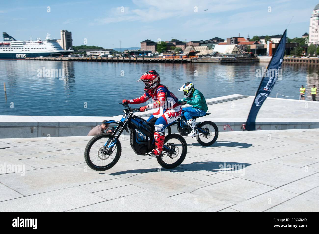 Around Oslo - Roof of the Opera House (Operahuset) being used for a ...