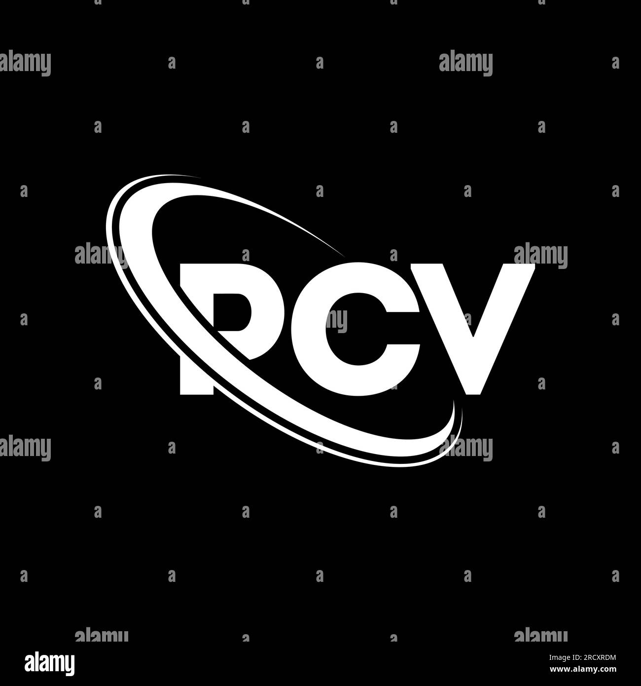 PCV logo. PCV letter. PCV letter logo design. Initials PCV logo linked ...