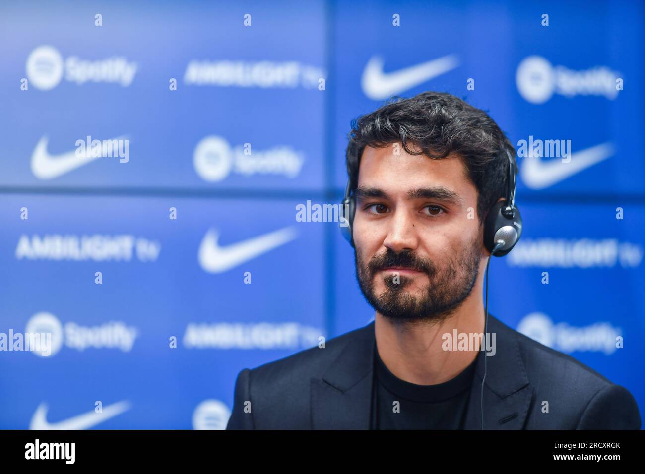 Barcelona, Esp. 17th July, 2023. Presentation of Ilkay Gündoğan as a ...