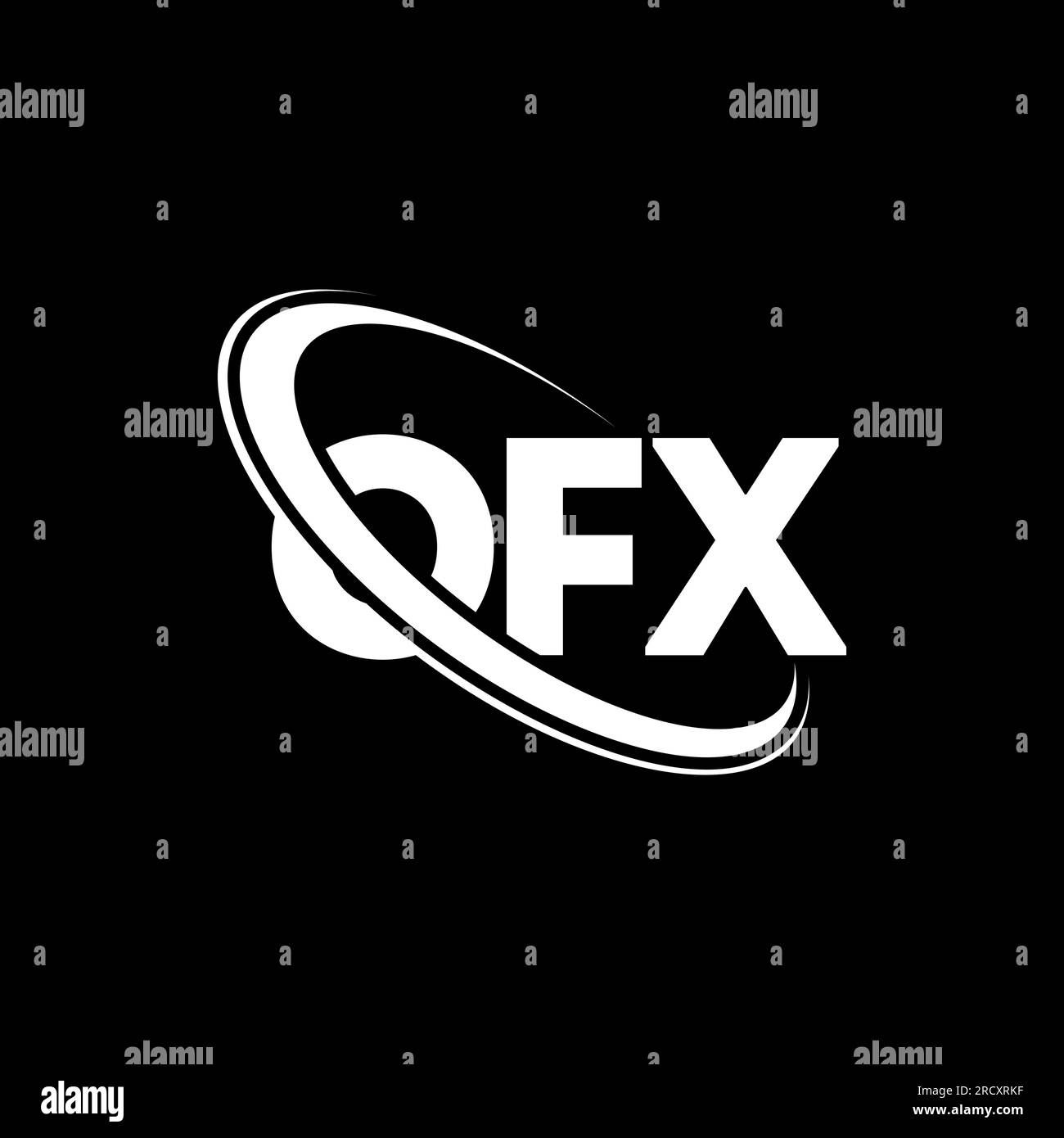 OFX logo. OFX letter. OFX letter logo design. Initials OFX logo linked ...