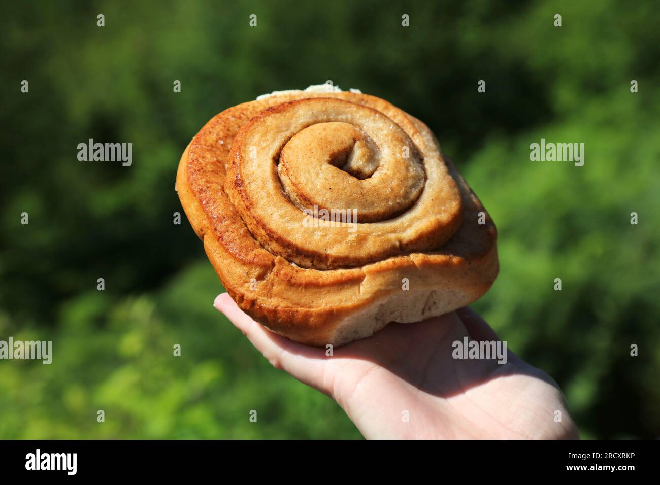 Norwegian cuisine - Kanelbolle cinnamon roll. Typical Norwegian sweet ...