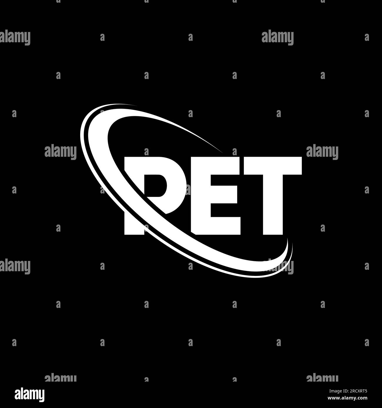 PET logo. PET letter. PET letter logo design. Initials PET logo linked ...