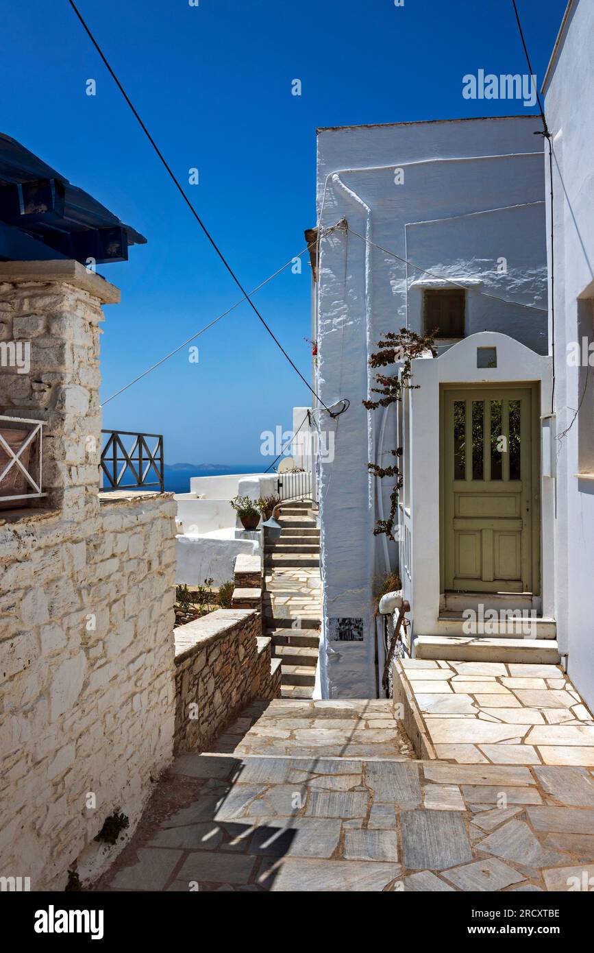 A House in Kardiani Village, Tinos Stock Photo - Alamy